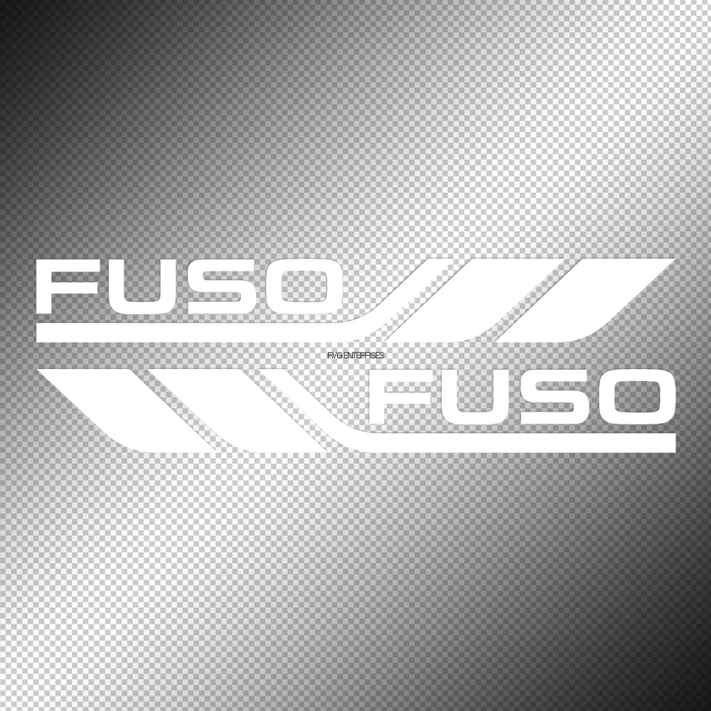 Stickers | 2x Mitsubishi Fuso Canter | Racing | Decals | Stripes ...