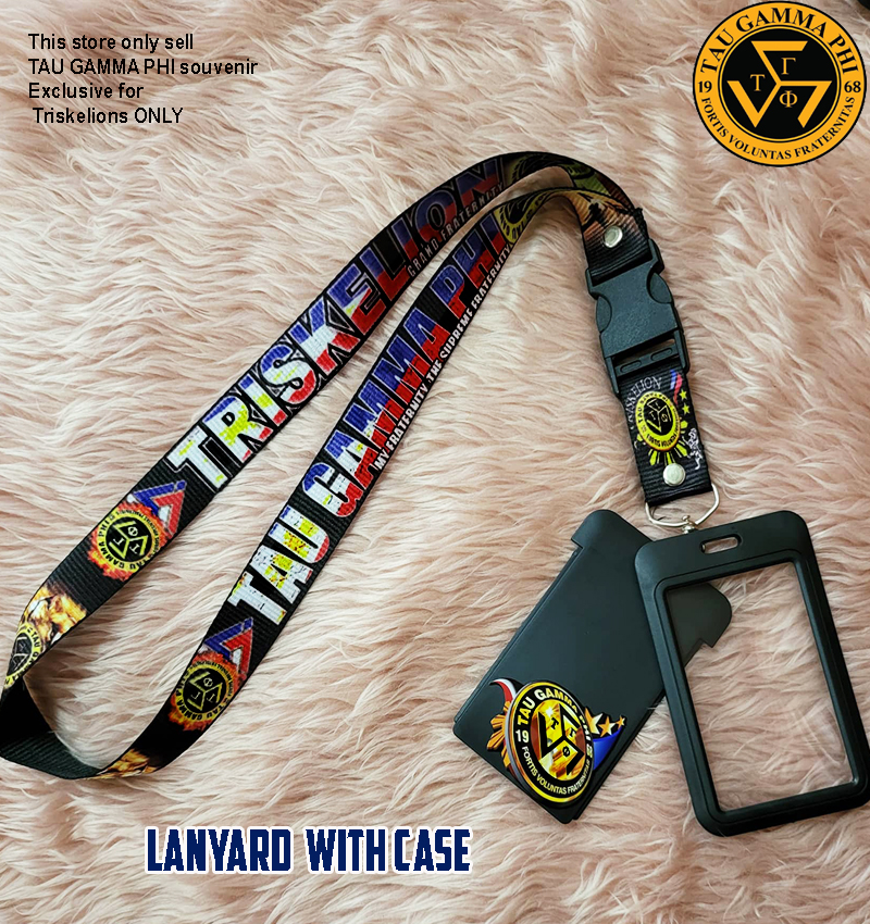 TAU GAMMA PHI TRISKELION LANYARD ID SLING ID LACE | Lazada PH