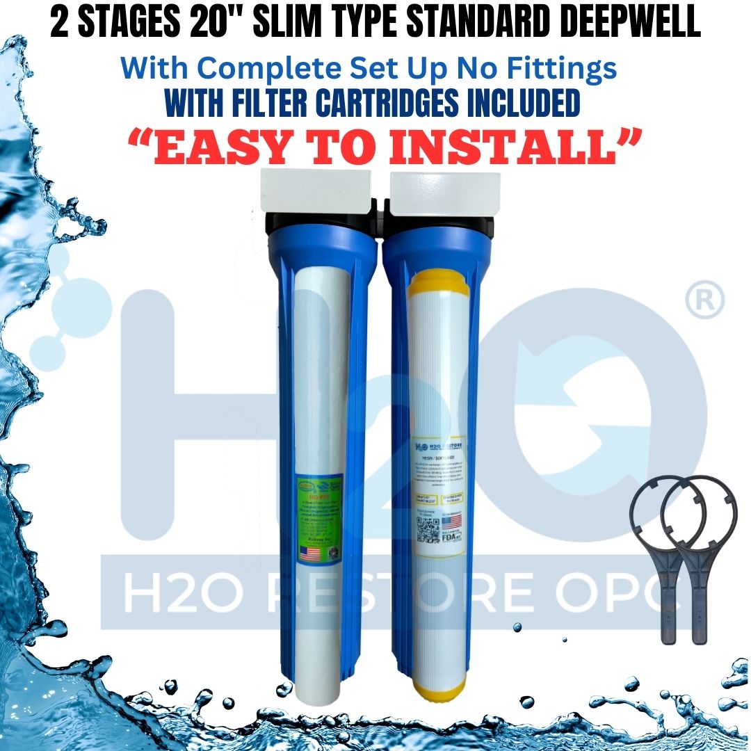 Water Filter 2 Stages Standard Deepwell Water Filter Package inclusive ...