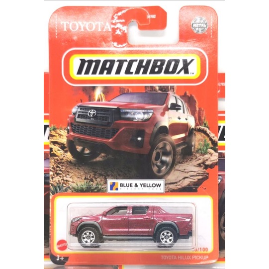 Matchbox Toyota Hilux Revo Conquest Diecast Scale Model Toy Car Color ...