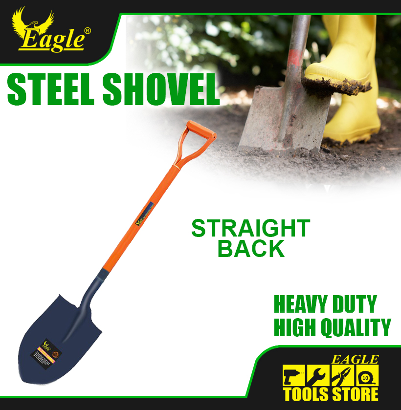 All Steel Shovel (Straight Back) Eagle Professional Tools | Lazada PH