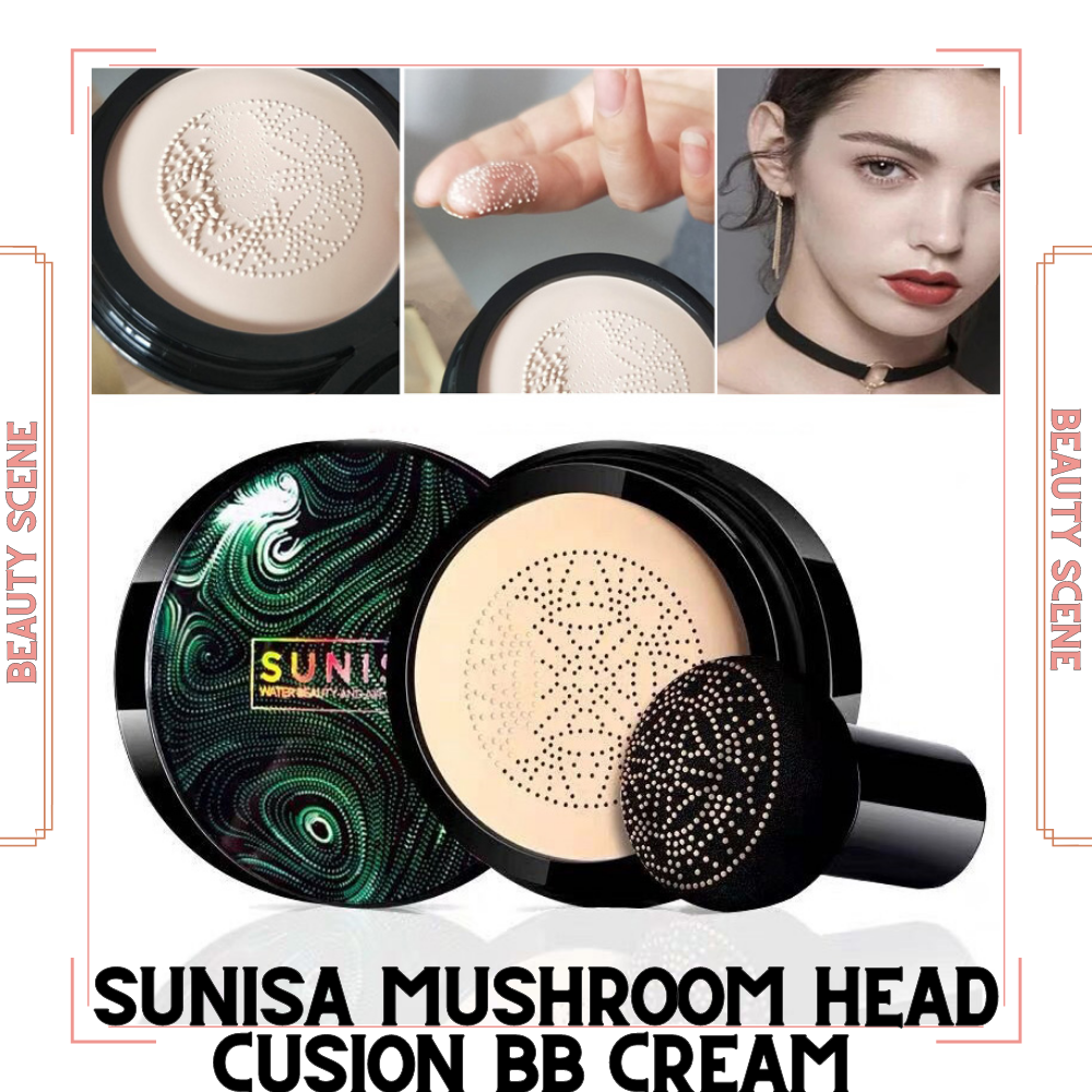 Original Waterproof Sunisa Natural Brightening Beauty Make-up Mushroom ...
