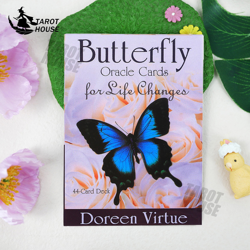 Butterfly Oracle Cards for Life Changes: A 44-Card Deck Guidebook Cards ...