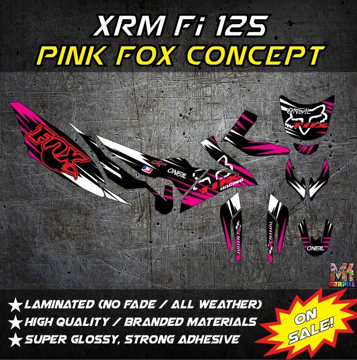 HONDA XRM 125 CARB/Fi FULL BODY DECALS STICKERS VINYL HIGH QUALITY ...