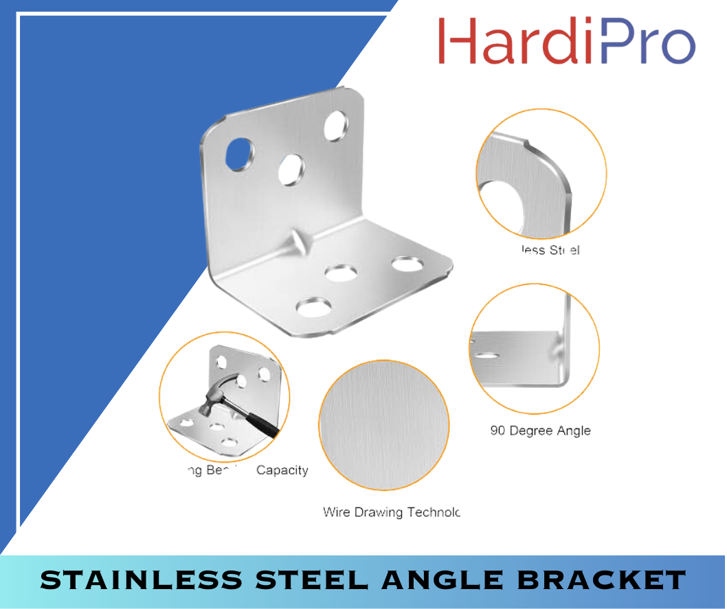 1 Set Stainless Steel Angle Bracket/ Angle Corner Bracket/ L and T ...