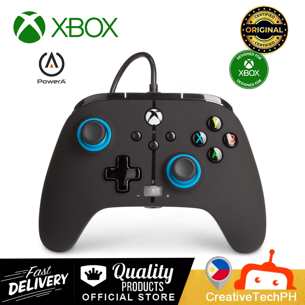 XBX ENWIRED CONTROLLER BLUE HINT Xbox Series X|S and compatible with ...