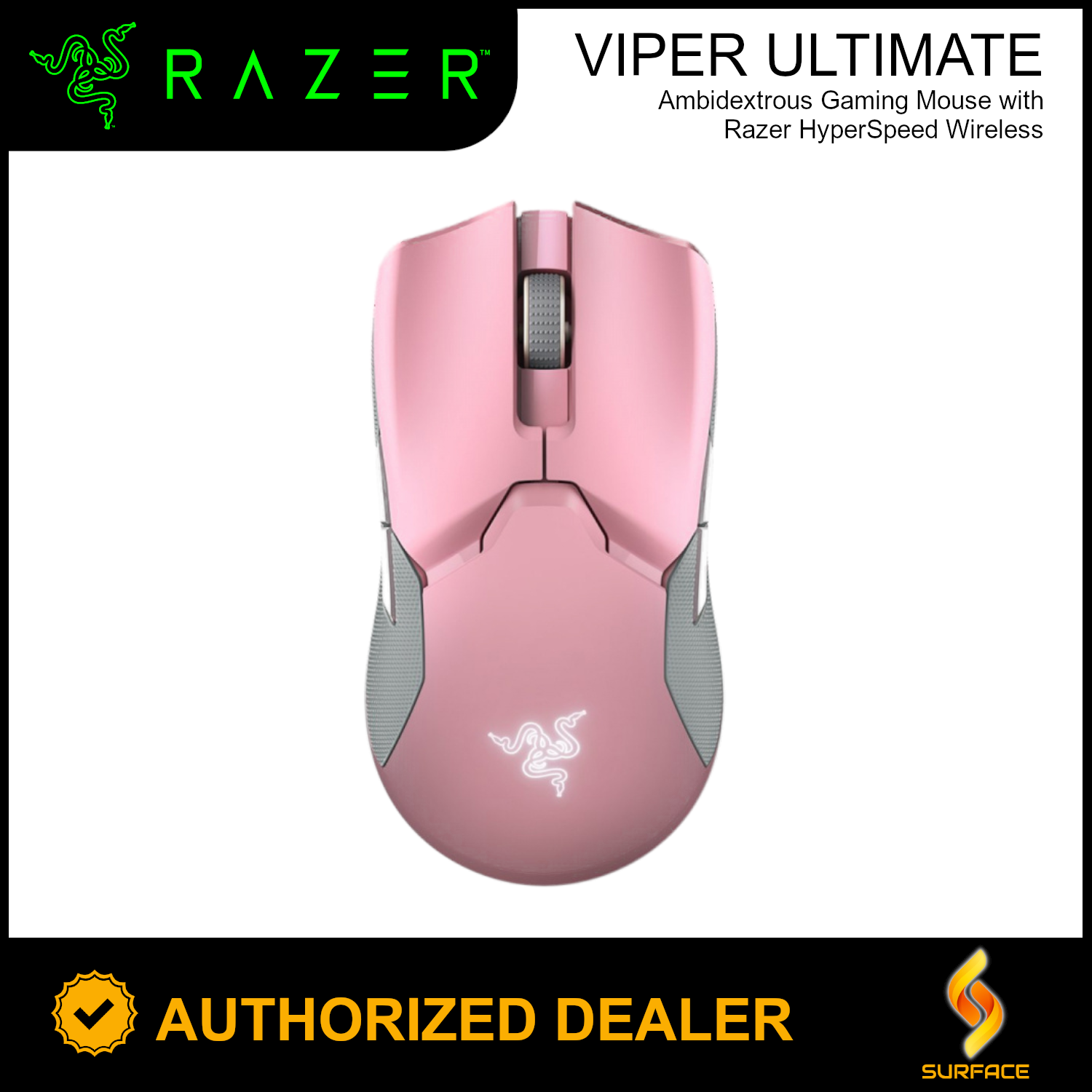 Razer Viper Ultimate Ultralight Wireless Optical Gaming Mouse with ...