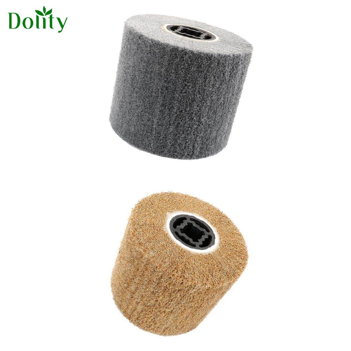 Dolity 2Pc Non-woven Abrasive Flap Wire Drawing Polishing Burnishing ...