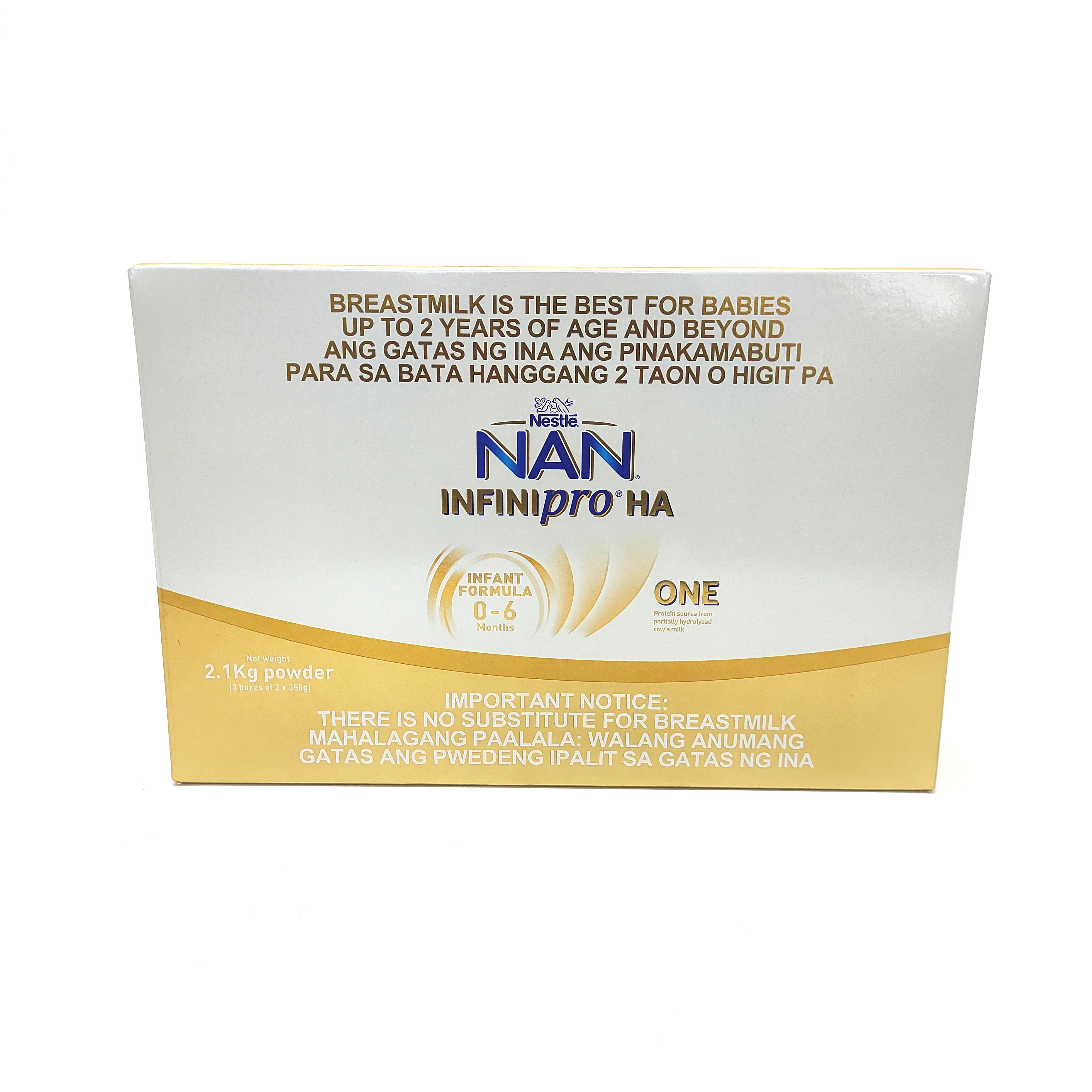 NAN InfiniPro HA One 2.1kg Infant Milk For 0-6 Months | Lazada PH