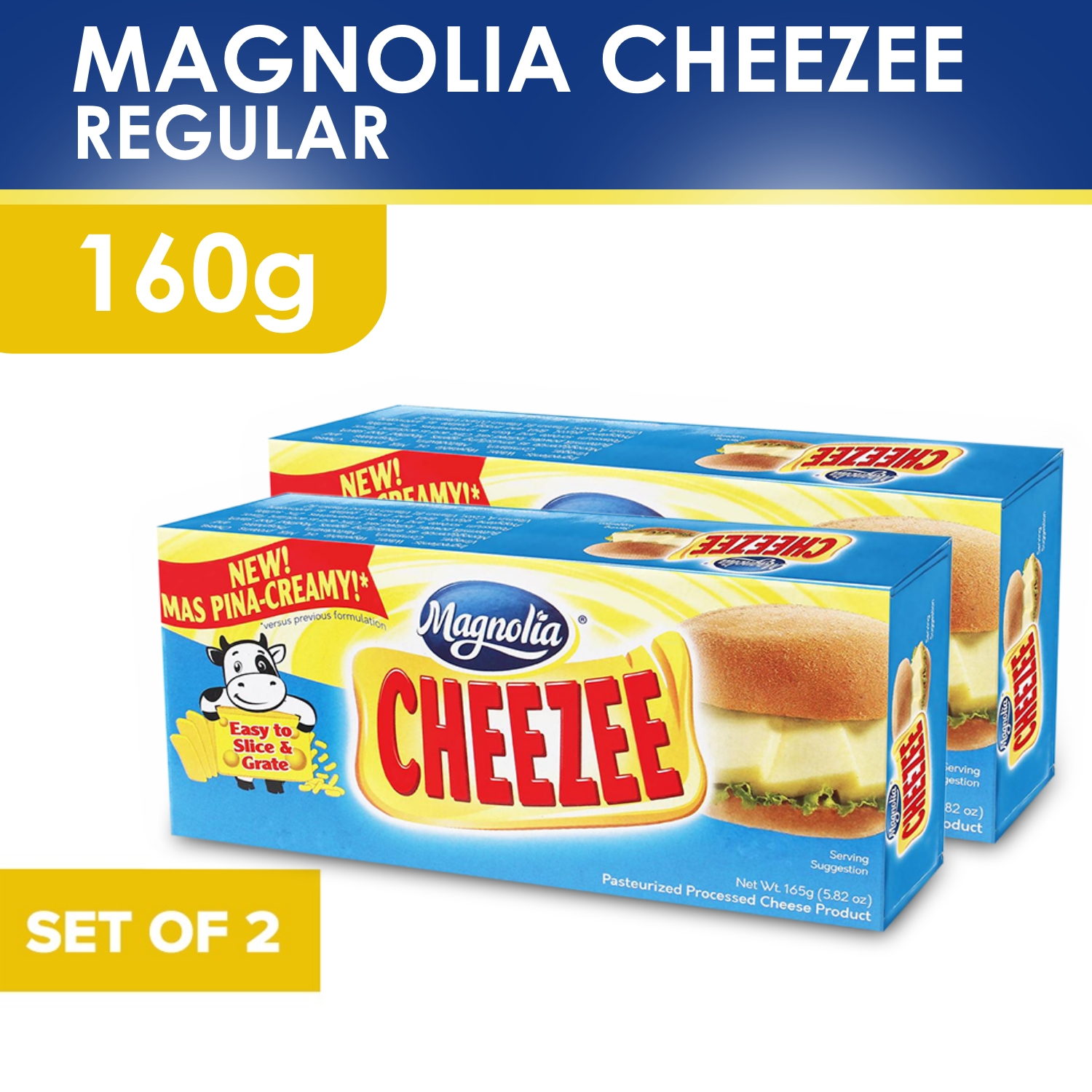 Magnolia Cheezee Regular (160g) Set of 2 | Lazada PH