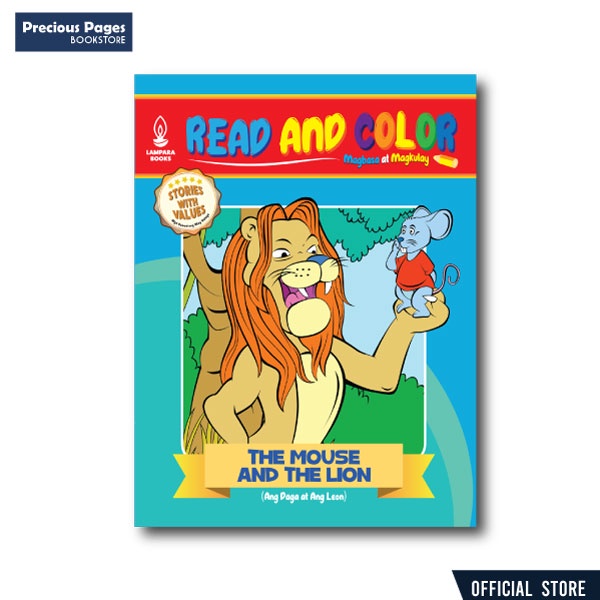 Read And Color - Stories With Values - The Mouse And The Lion | Lazada PH