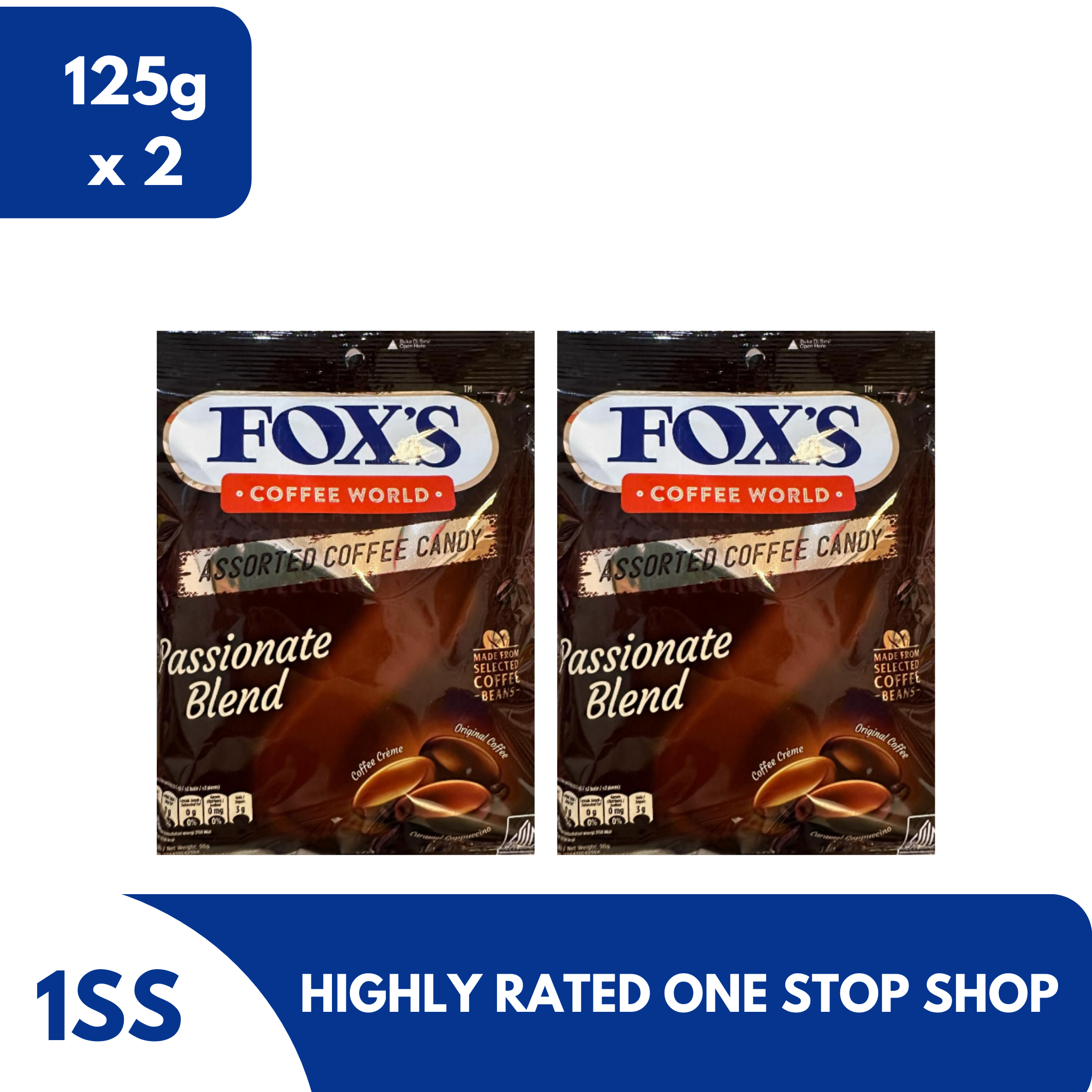 Fox's Coffee World Assorted Oval Candies, 125g set of 2 | Lazada PH
