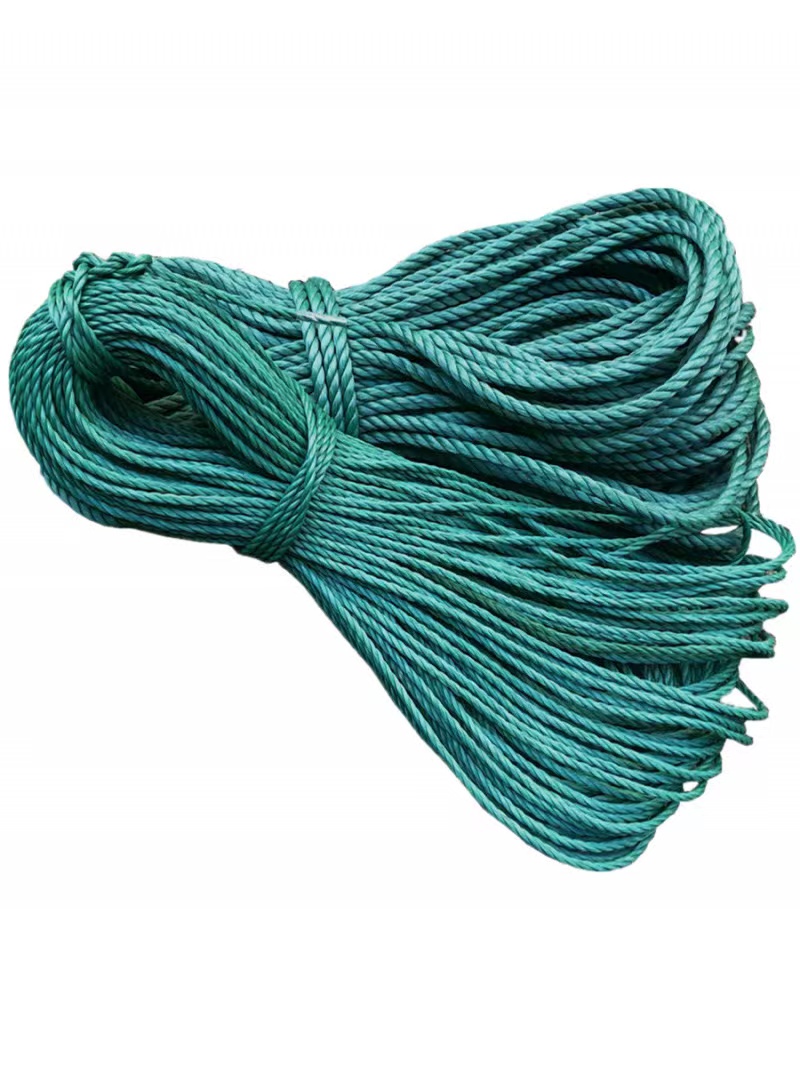 3-12mm Green polyethylene nylon rope cargo lashing rope polyethylene ...