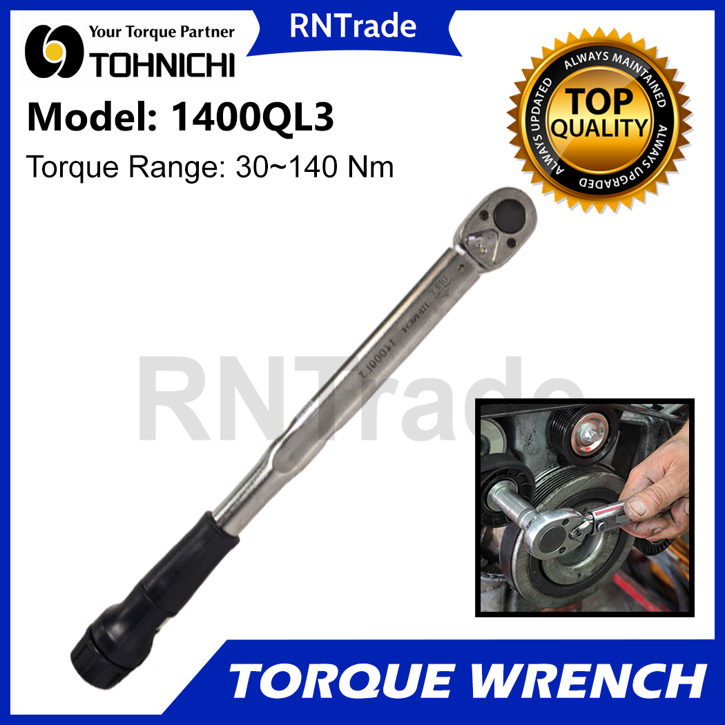 TOHNICHI QL140N (1400QL3) Adjustable Click Type Torque Wrench, Made in Japan | Lazada PH