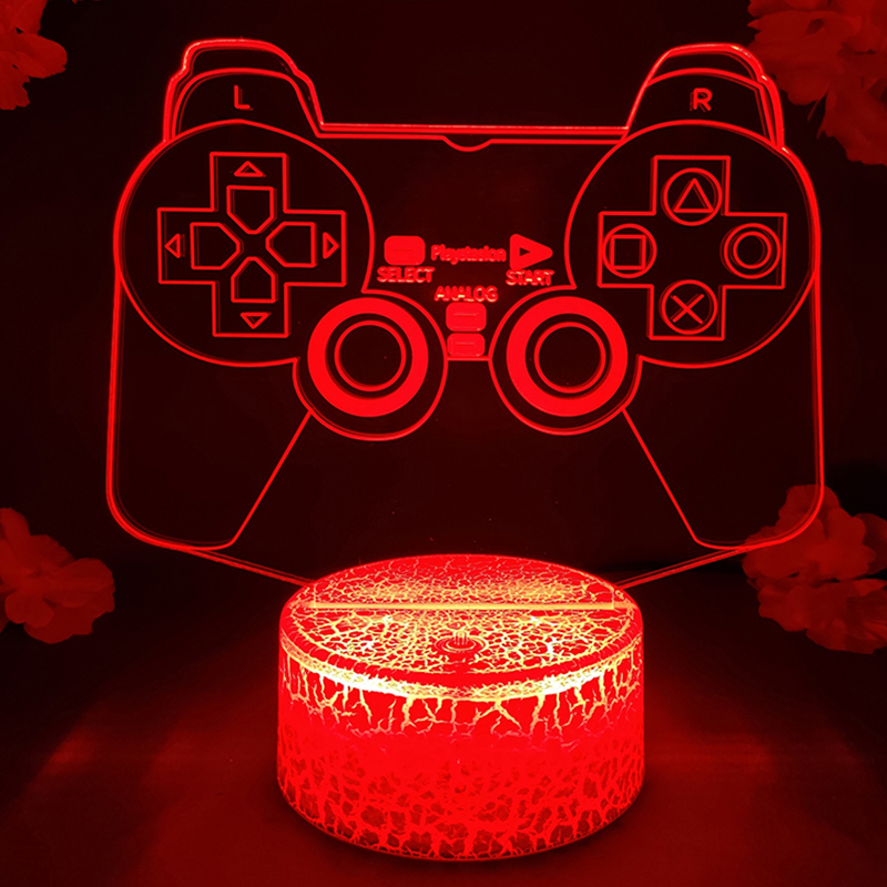 3D Night Light Lamp Gaming Room Desk Setup Decor table Game Console ...
