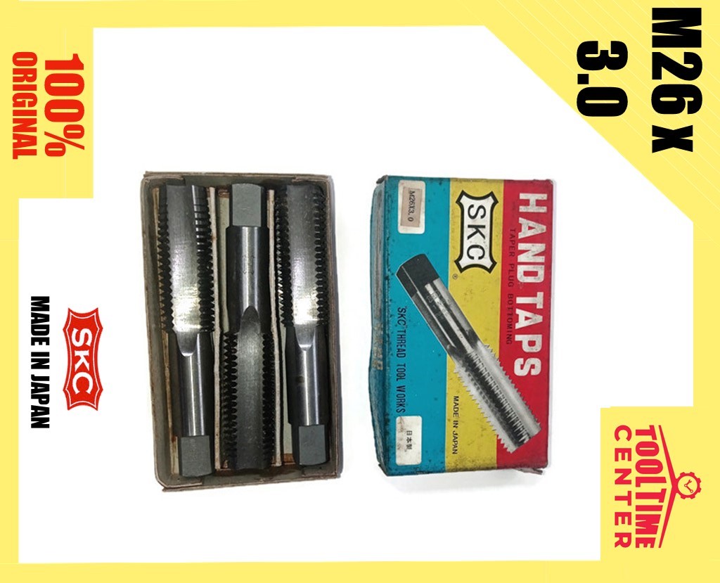 SKC 3 pcs. Hand Tap M26 x 3.0 Made in Japan | Lazada PH