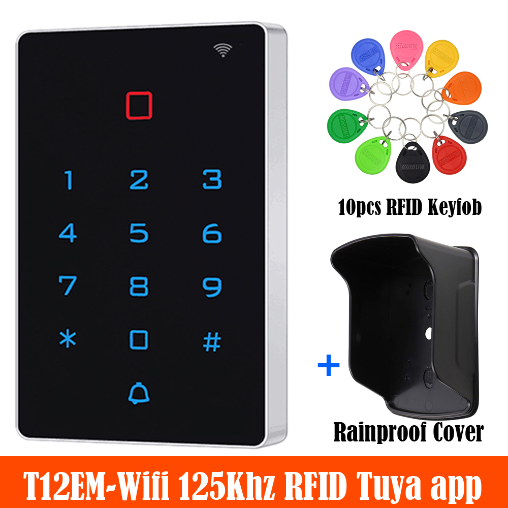 Tuya App RFID Keyless Access Control Keypad 2000 User EM MF Card Touch ...