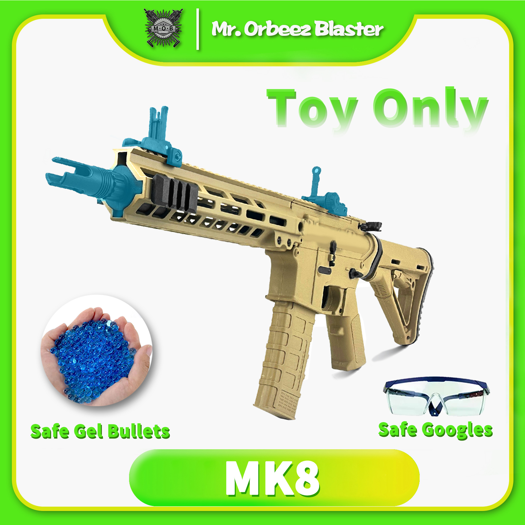 BoHan MK8 Sand Blowback Gel Blaster Indoor for Big Boys Christmas Gifts ...