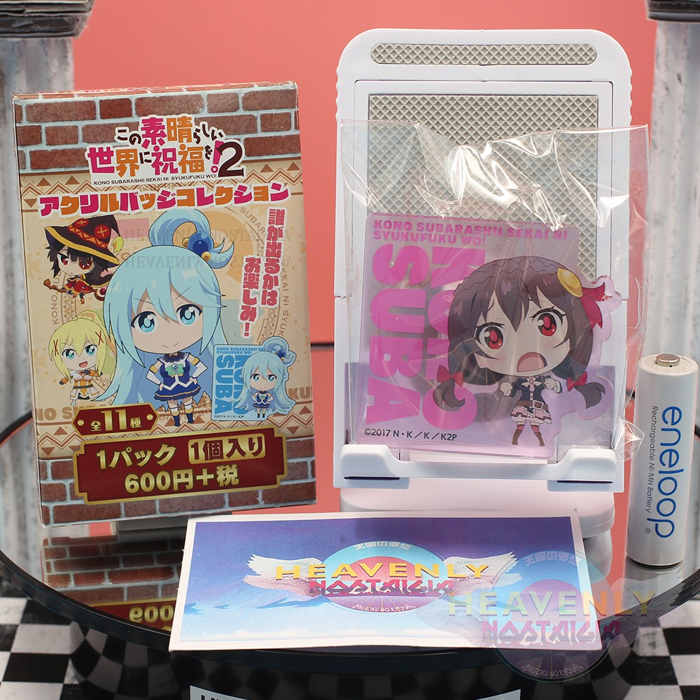 Konosuba Aqua | Megumin | Yunyun | Uketsuke | Acrylic Keychain ...