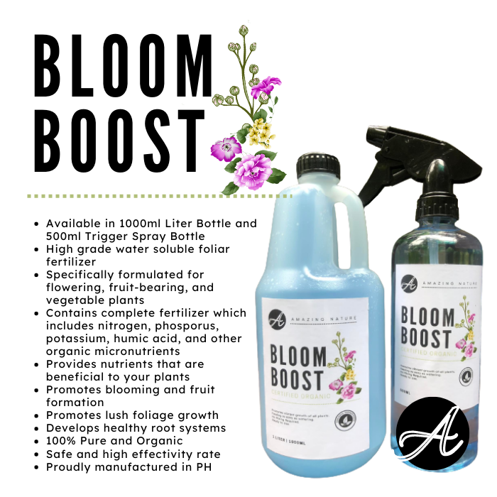 1 Set (1000ml + 500ml) GROWTH PLANT BLOOM BOOSTER by Amazing Nature ...
