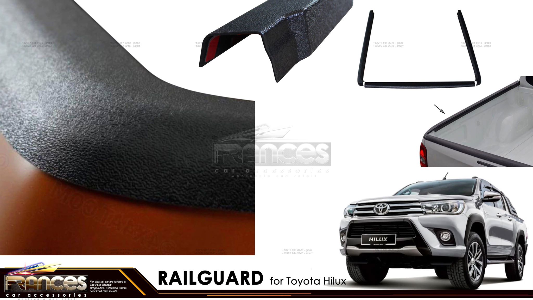 FORD RAPTOR / RANGER 2012 - 2022 OEM RAIL GUARD /BEDLINER RAIL GUARD ...