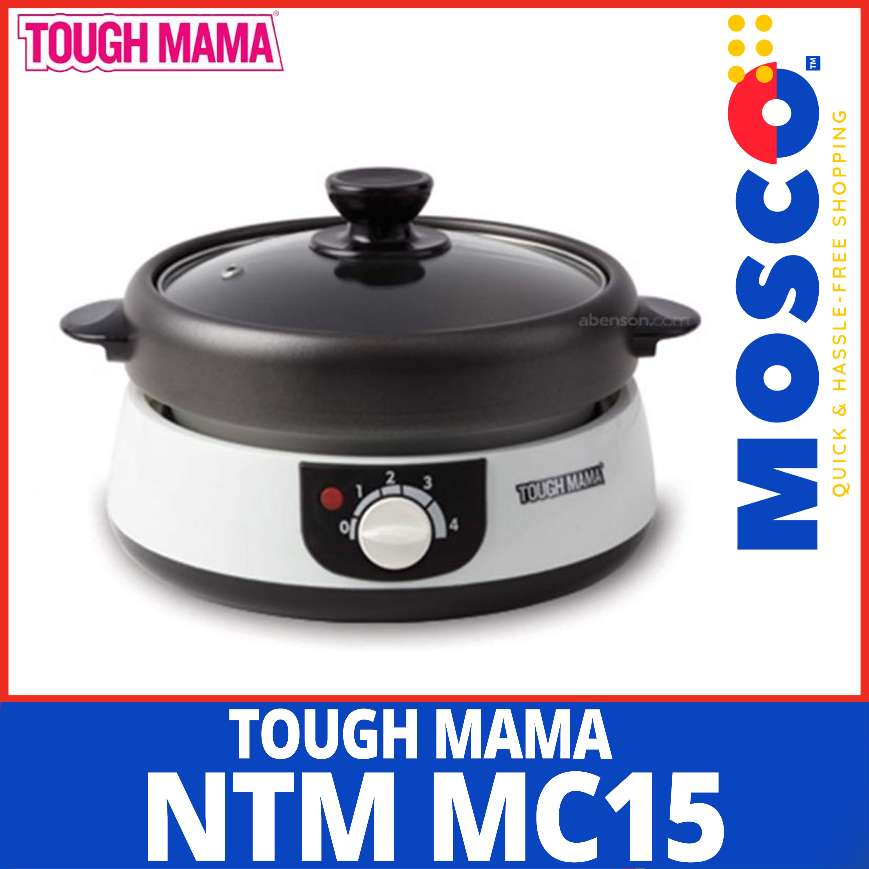 Tough Mama NTM MC15 l 1.5 Liters, Multi Cooker with 8-in-1 Functions ...