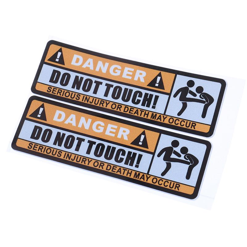 Extra Sweet Do Not Touch Car Sticker Warning Sign Waterproof PVC ...