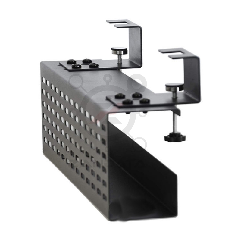 Heavy Duty C Clamp No Drilling Under Desk Cable Management Tray Wire ...