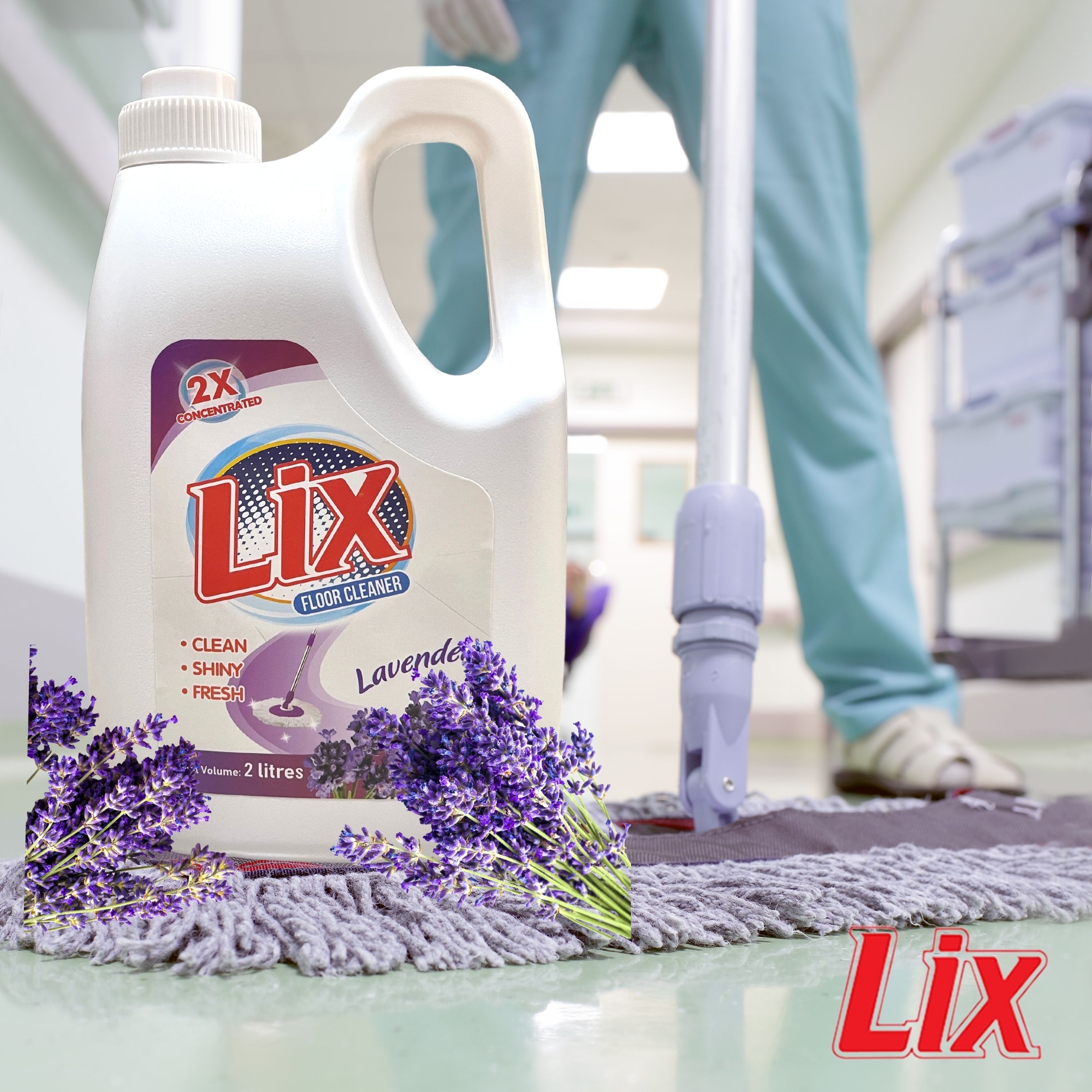 Best Selling Lix Floor Cleaner Anti- Bacterial 2x Concentrated 2 Liters ...