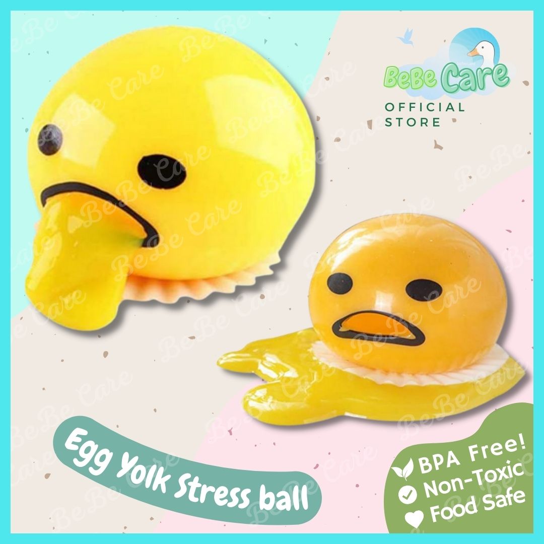 BebeCare! Egg Yolk Stress Ball Anti Stress Egg Toy Lazy Egg Toy BT0084 ...