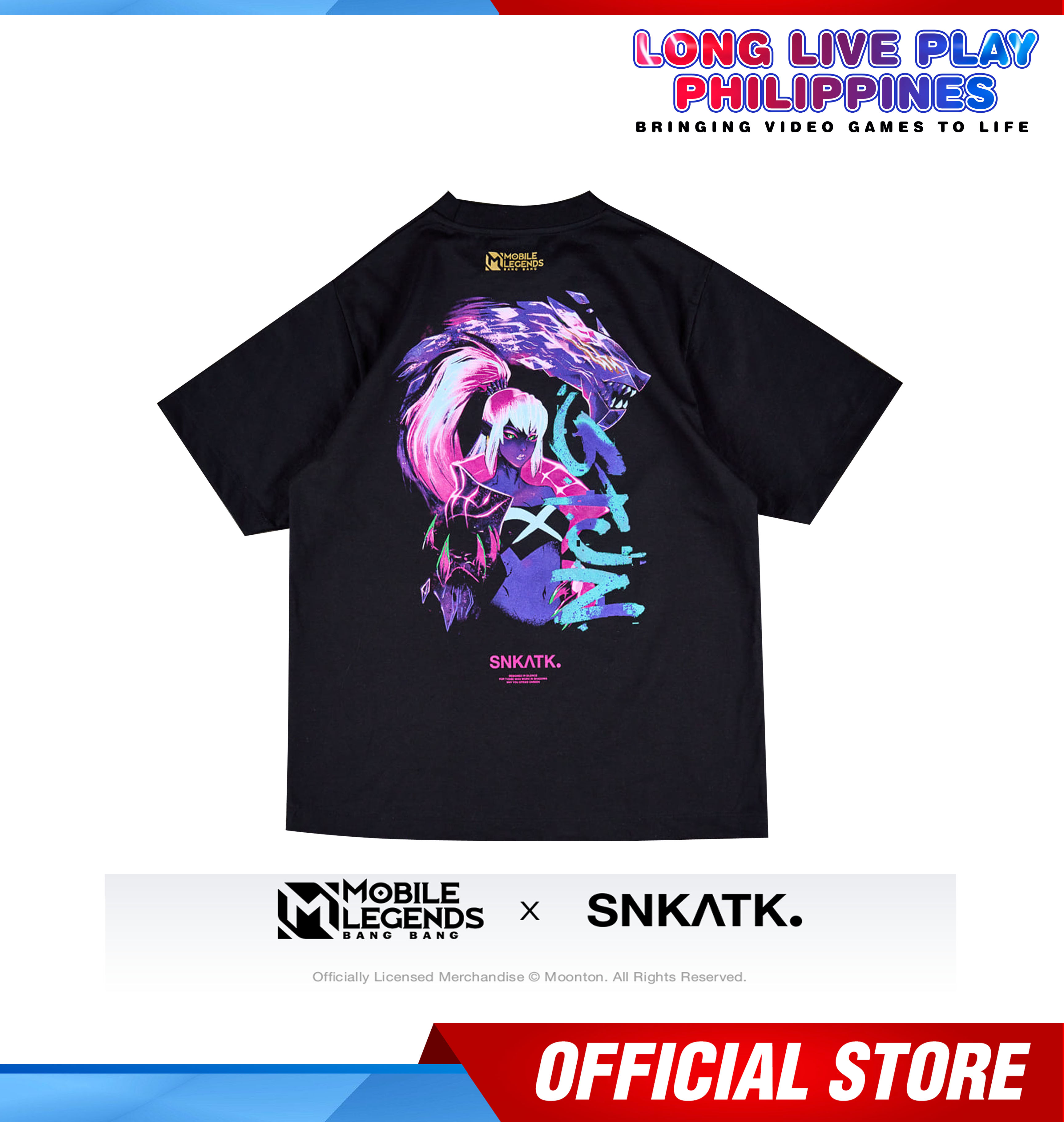 Mobile Legends X SNK ATK Premium Art Series T-shirt Selena T-shirts ...