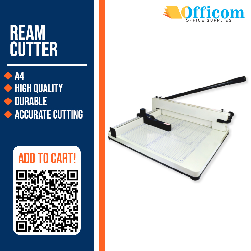 Officom Ream Paper Cutter (A4 / A3 Size ) Metal Based Paper Ream Cutter ...