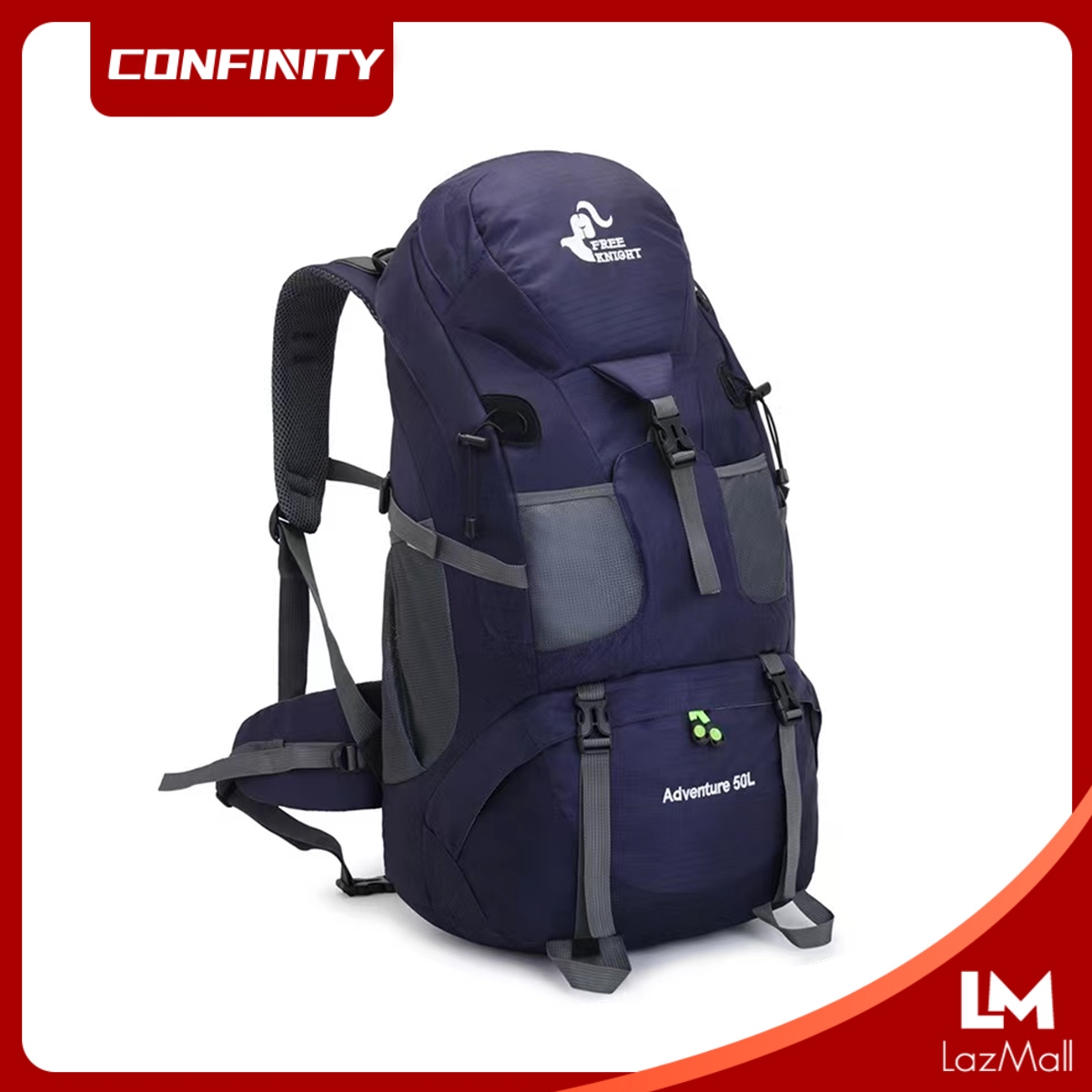 CONFINITY Climbing Backpack 50L Waterproof Outdoor Rucksack Cycling ...