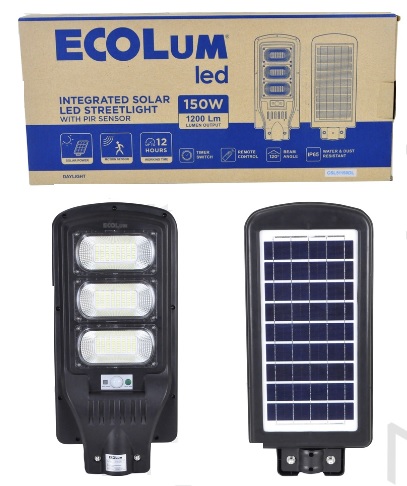 -EASYLITE- ECOLUM SOLAR STREET LIGHTS 50WATTS, 15OWATTS | Lazada PH