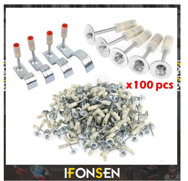 100pcs Steel Nail Gun Rivet Gun Bullet Nail Gun Concrete Fire Nail Gun ...