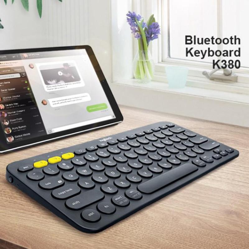 Logitech K380คีย์บอร์ดบลูทูธไร้สาย,อุปกรณ์หลากหลายสำหรับ Ipad PC แล็ปท็อป - Nokerme Tech - ThaiPick
