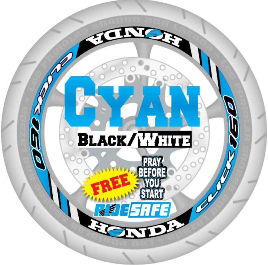 Honda Click 160 cutout Sticker MAGs (Paired) | Lazada PH