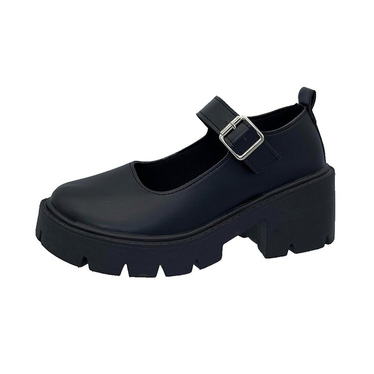 School Shoes for Girls Black School Shoes Korean version bright leather ...