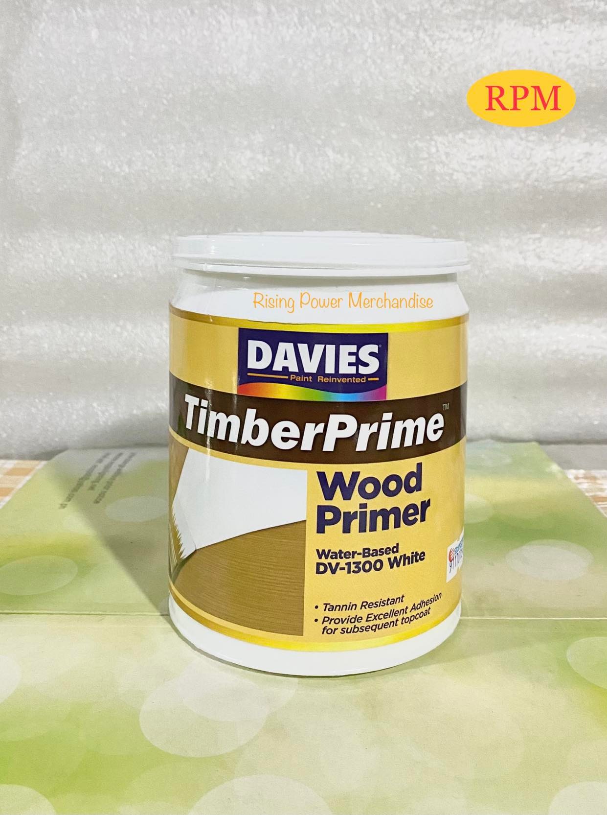 Davies TimberPrime Wood Primer Water-Based DV-1300 White ( 1 liter ...