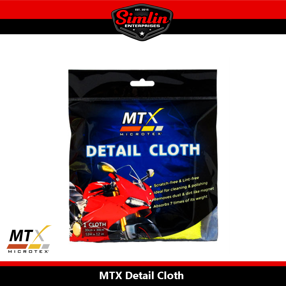 Microtex MTX Microfiber Detailing Cloth Bike PRO | Lazada PH