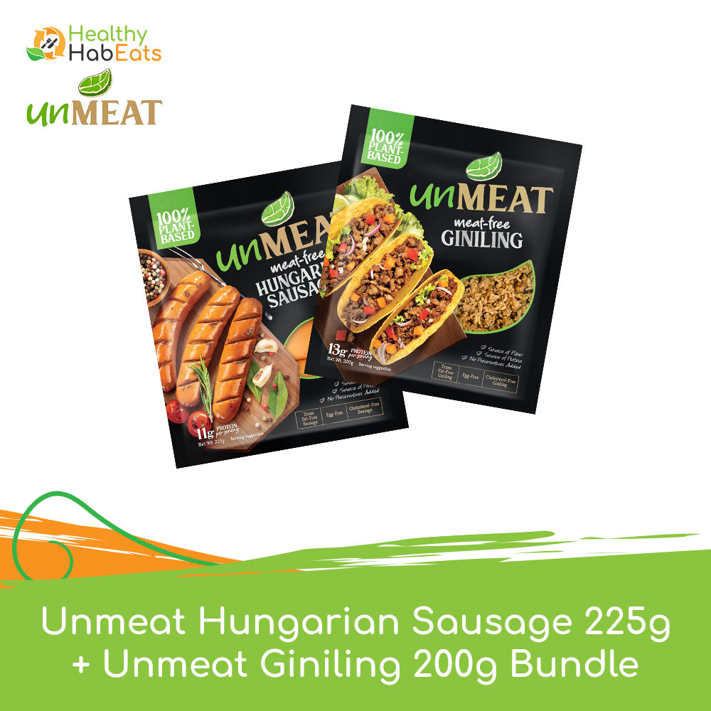 Unmeat Hungarian Sausage 225g + Unmeat Giniling 200g Bundle | Lazada PH