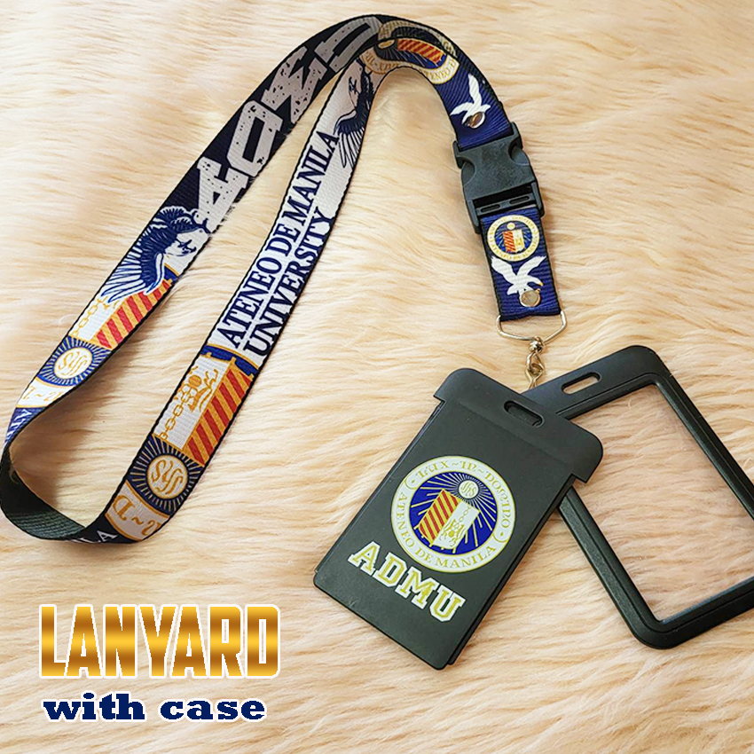ADMU BLUE EAGLES LANYARD ATENEO DE MANILA UNIVERSITY ID SLING ID LACE ...