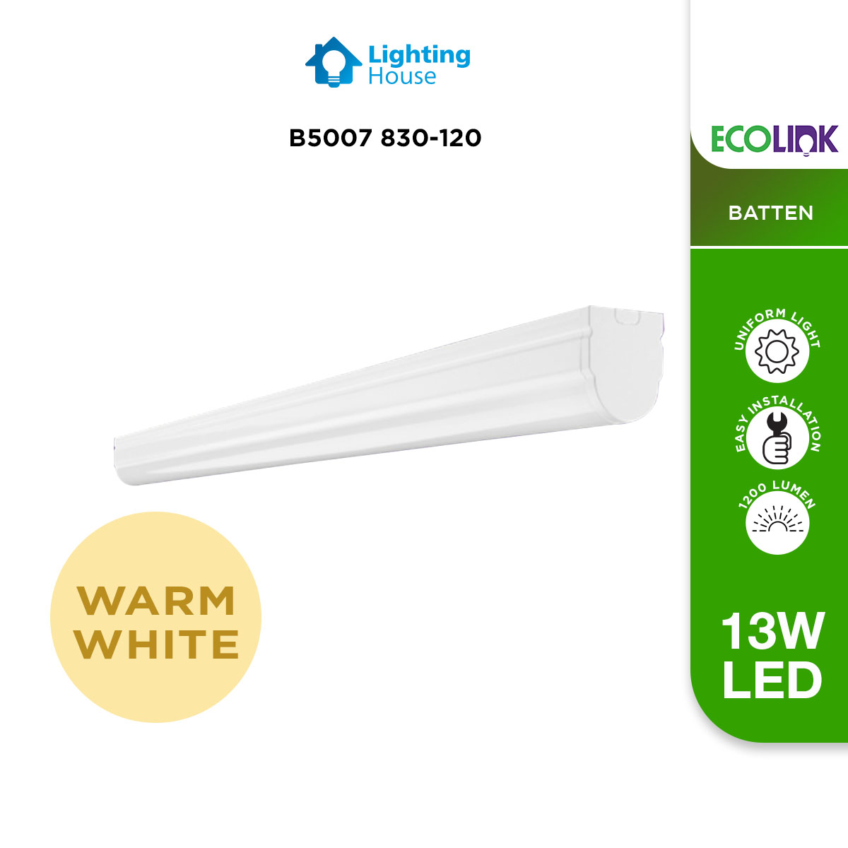 Lighting House Ecolink LED Batten | Lazada PH