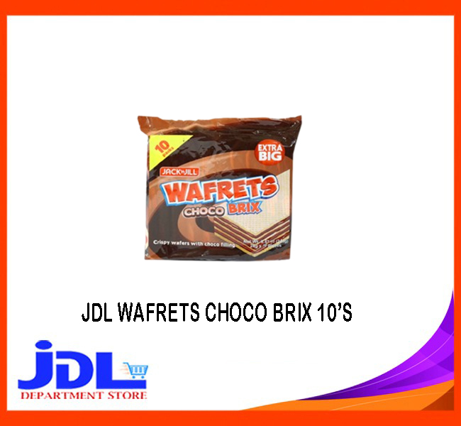 WAFRETS BRIX CRISPY WAFER FILLING CHOCO 10' (1PACK) | Lazada PH