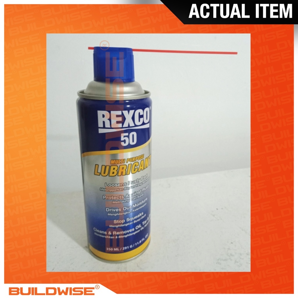 BESAT SALE! ↂ REXCO 50 MULTI PURPOSE LUBRICANT 350ML RX50350「BUILDWISE ...