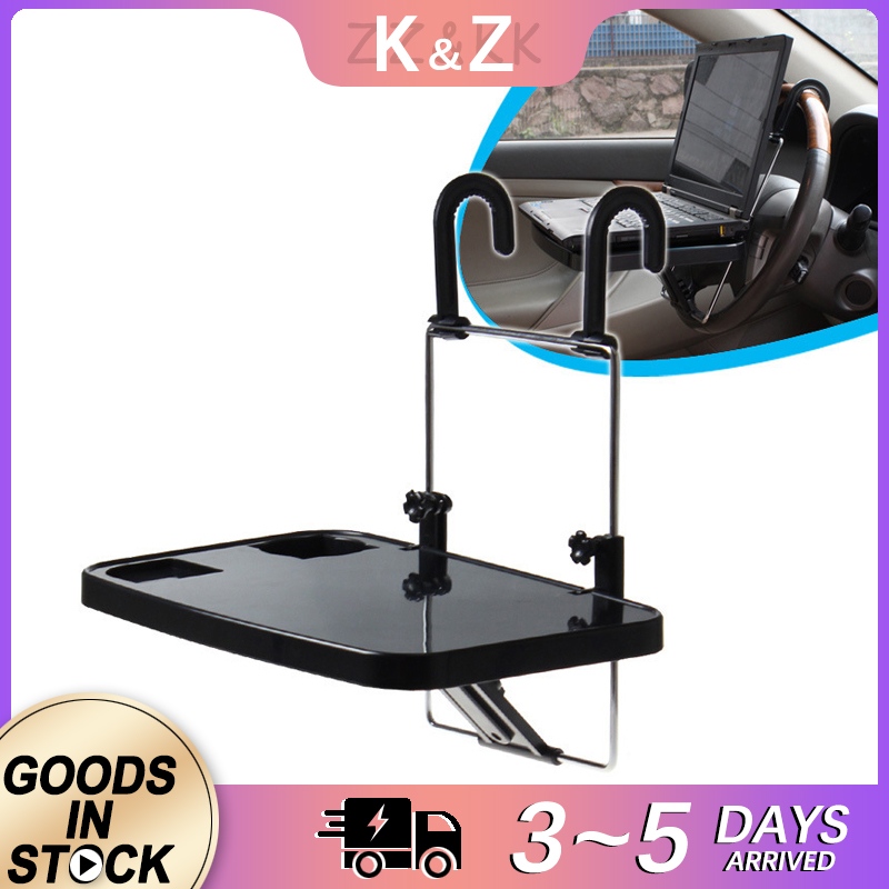 Folding Car Computer Desk Work Table in Car Laptop Stand Food Tray ...