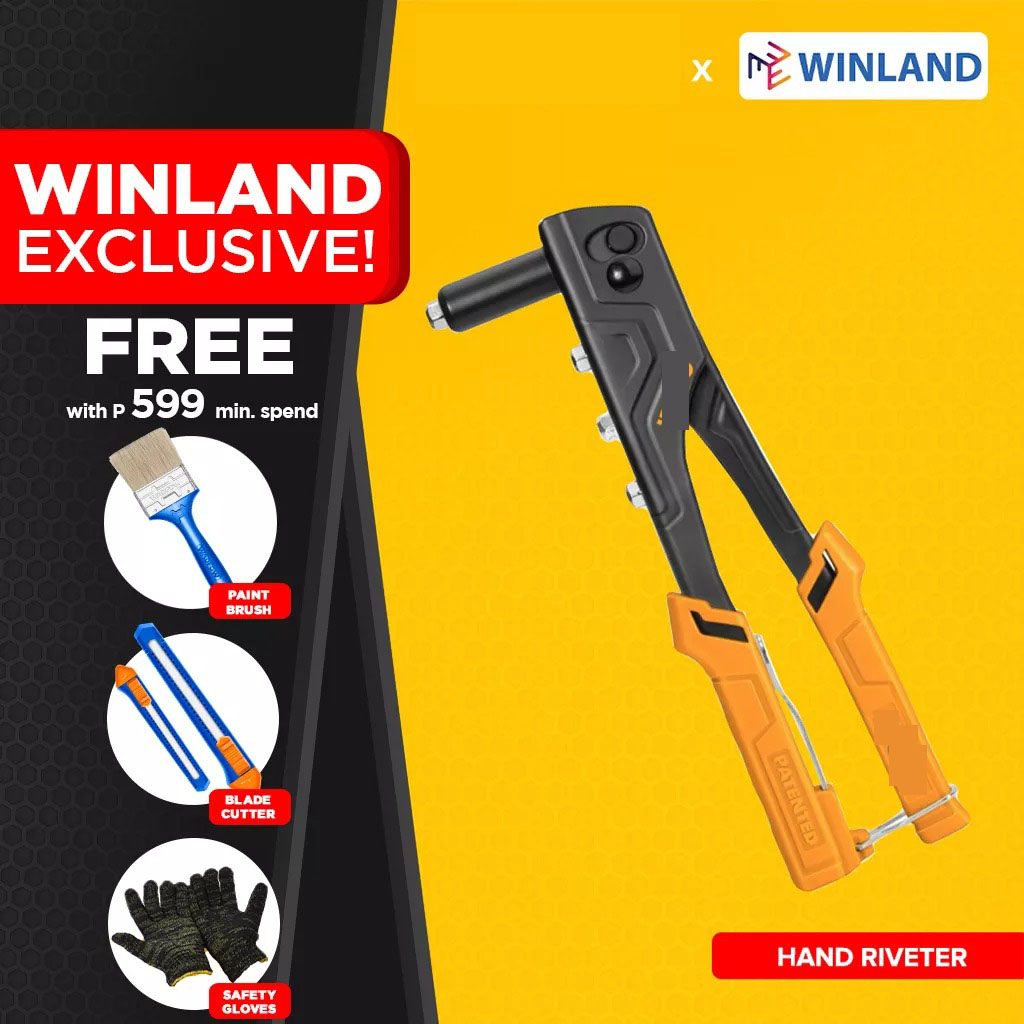 INGCO Tools Original Super Select Heavy Duty Hand Riveter 270mm Rivet ...