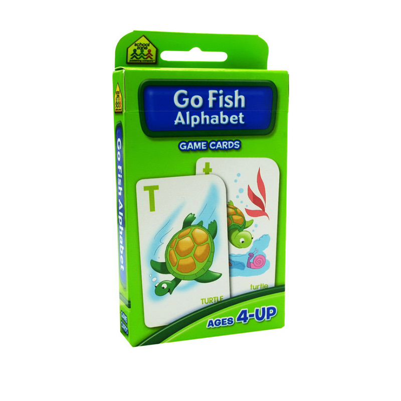 Alphabet game school zone flash cards go fish alphabet English original children's early ...