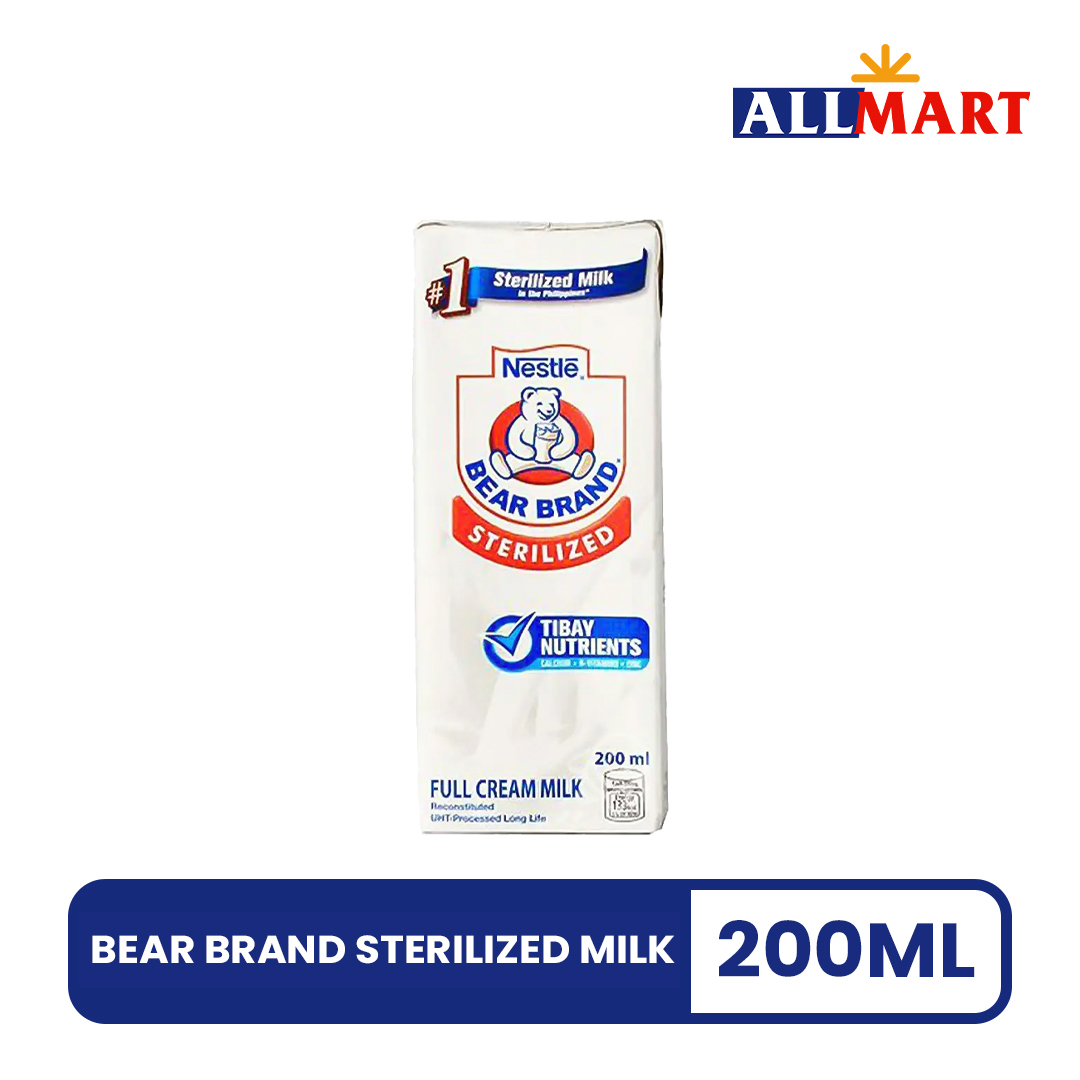 Bear Brand Sterilized Milk 200ml | Lazada PH