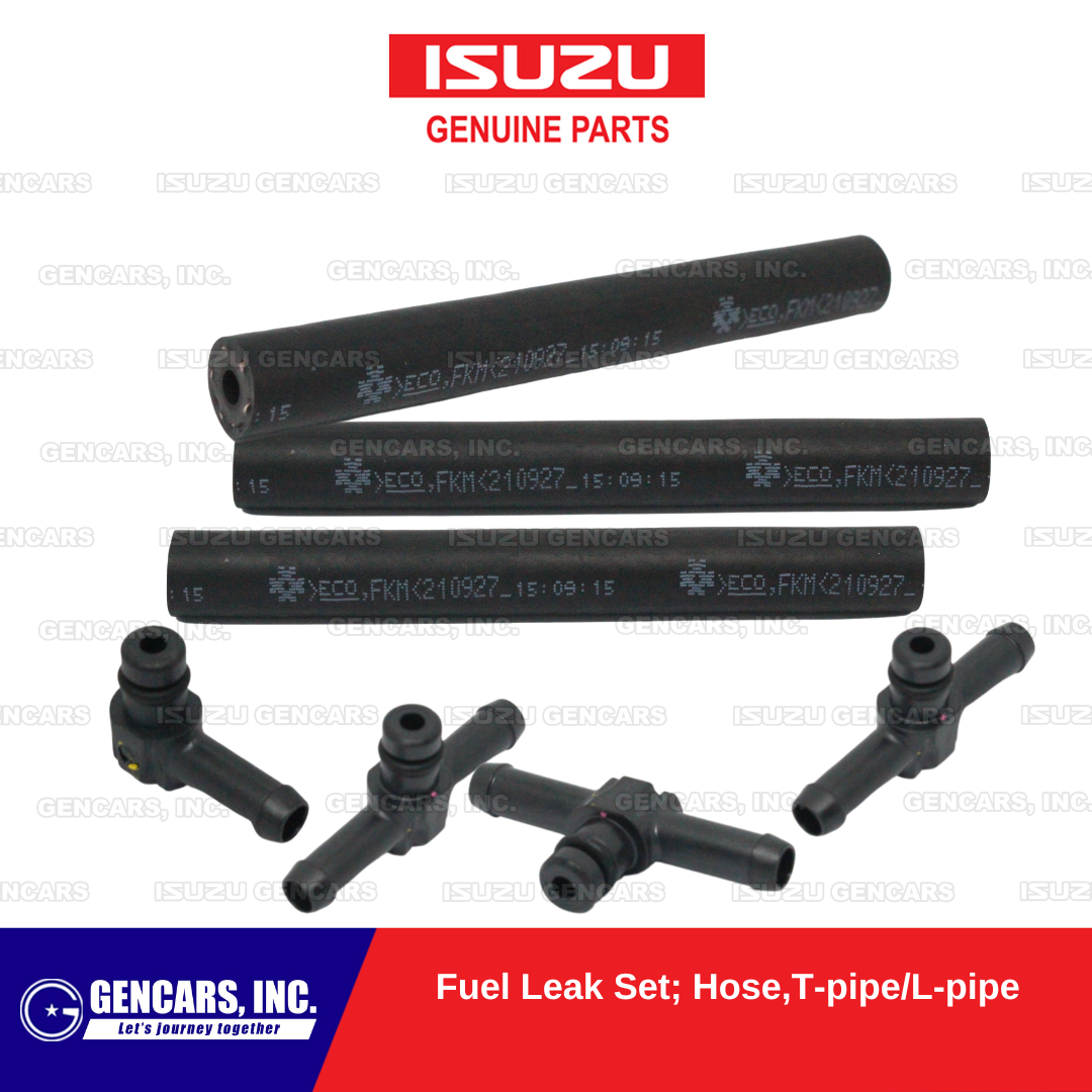 Isuzu Fuel Leak Set; Hose,T-pipe/L-pipe for Dmax / MuX 4JK1/44JJ1/ 4JJ3 ...